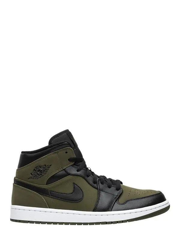 JORDAN 1 Mid High-top Sneakers - Green