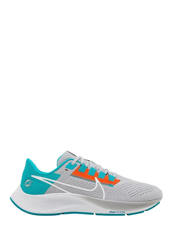 Nike Nfl X Air Zoom Pegasus 38 ‘miami Dolphins - Grey