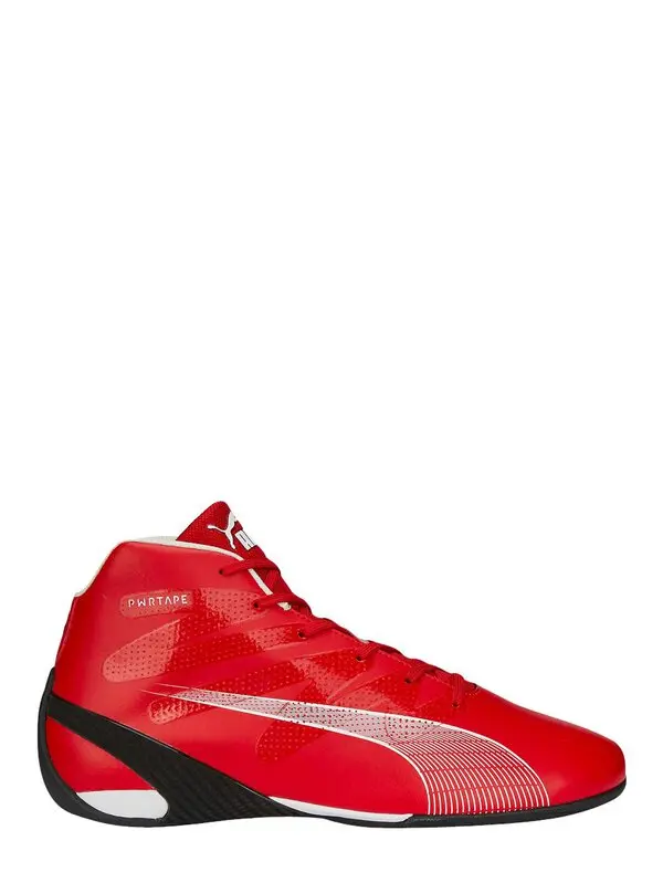 PUMA Scuderia Ferrari X Carbon Cat Mid Sneakers - Red