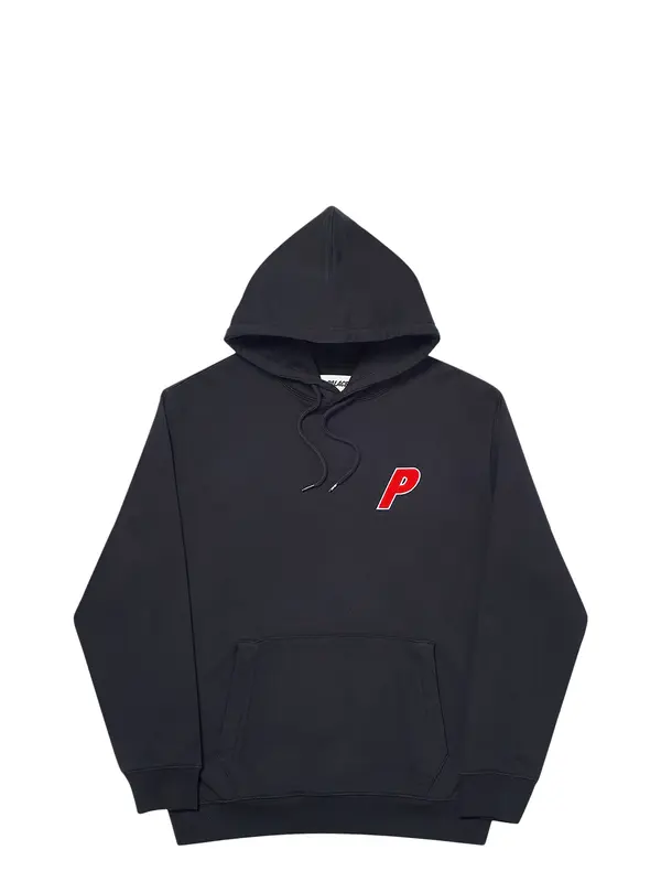 PALACE Tri-chenille Hood - Black