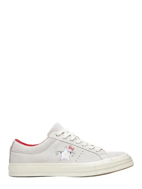 CONVERSE Hello Kitty X One Star Suede Low Top - White
