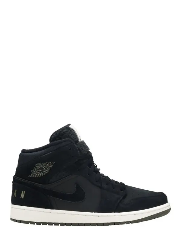 JORDAN 1 Retro Mid Sneakers - Black
