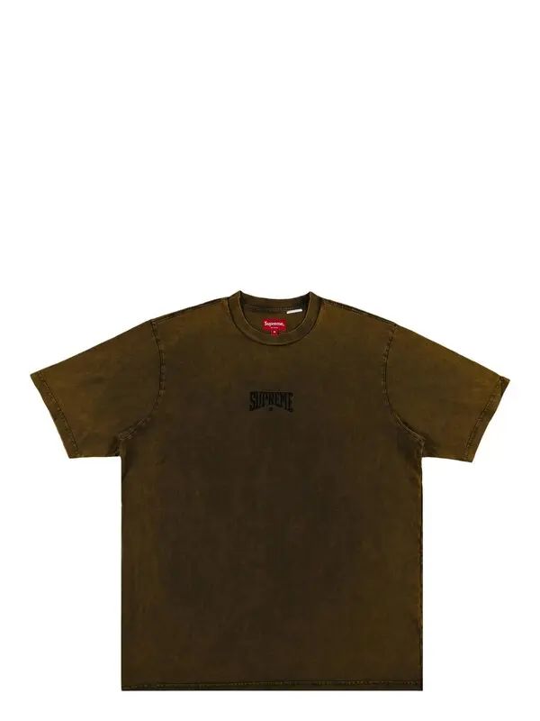 Supreme Acid Wash Top - Tan