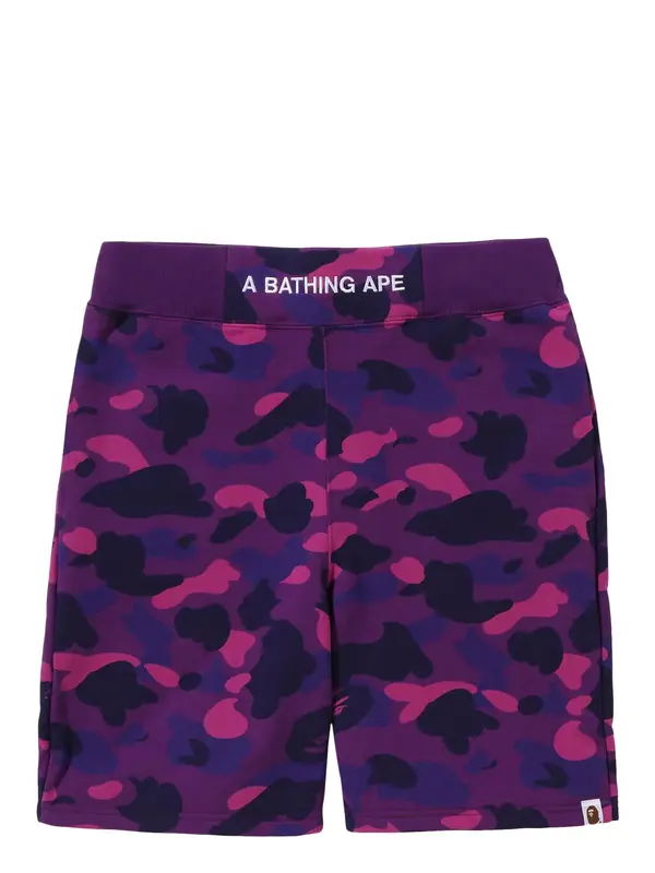 BAPE Color Camo Sweatshorts - Purple