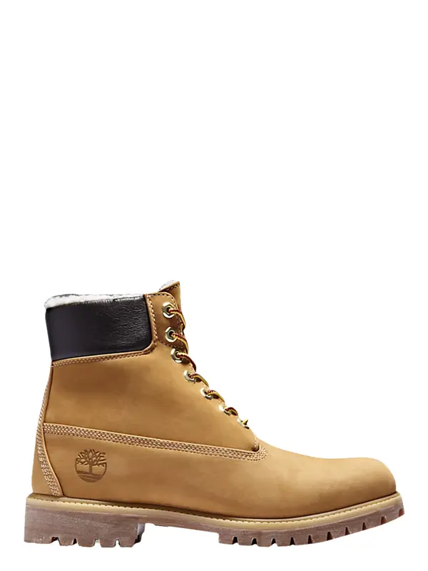 Timberland 6-inch Premium Warm Collar Boots - Tan