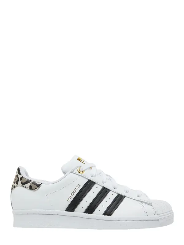 Adidas Superstar Leopard Sneakers - White