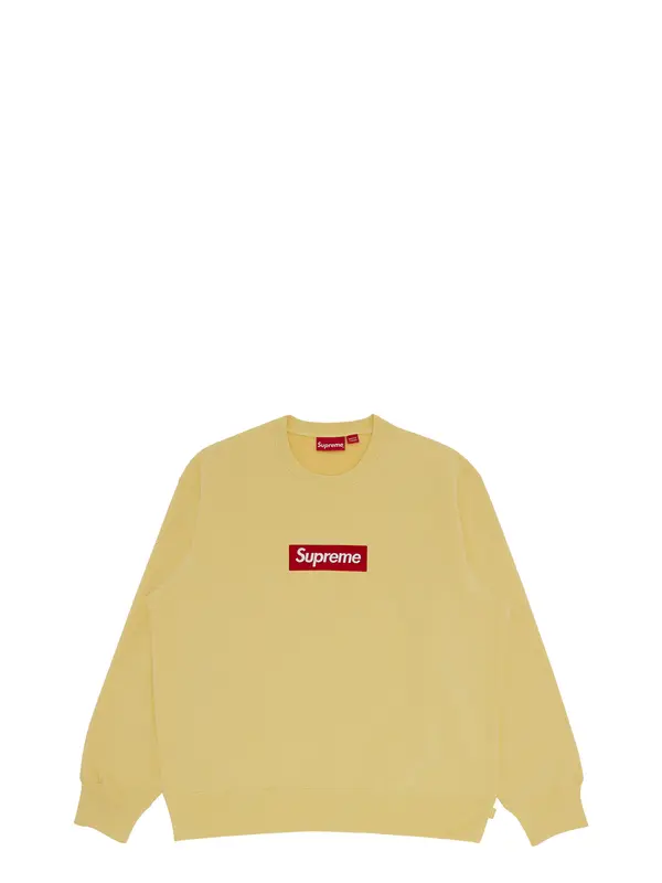Supreme Box Logo Crewneck - Yellow
