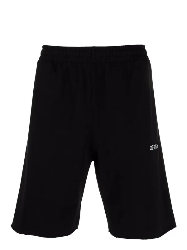 Off-White Caravaggio Paint Sweatshorts - Black
