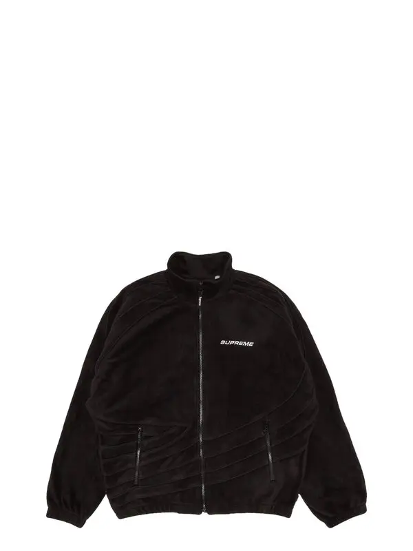 Supreme Racing Fleece Jacket - Black