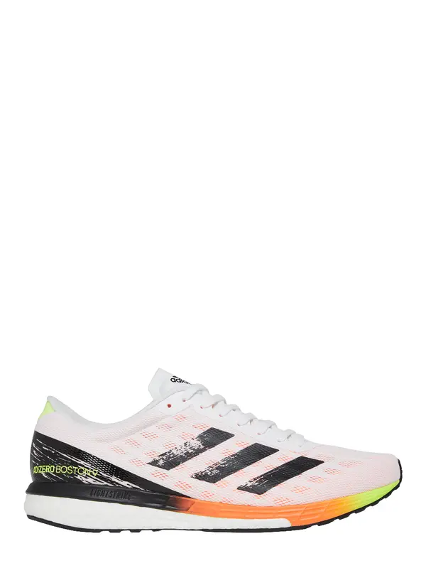 Adidas Adizero Boston 9 Athletic Sneakers - White
