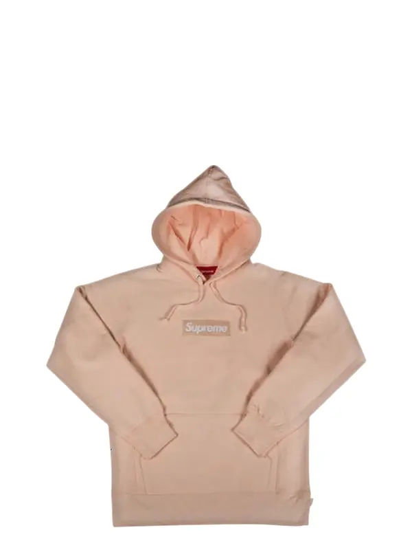 Supreme Box Logo Pullover Hoodie Fw16 - Orange