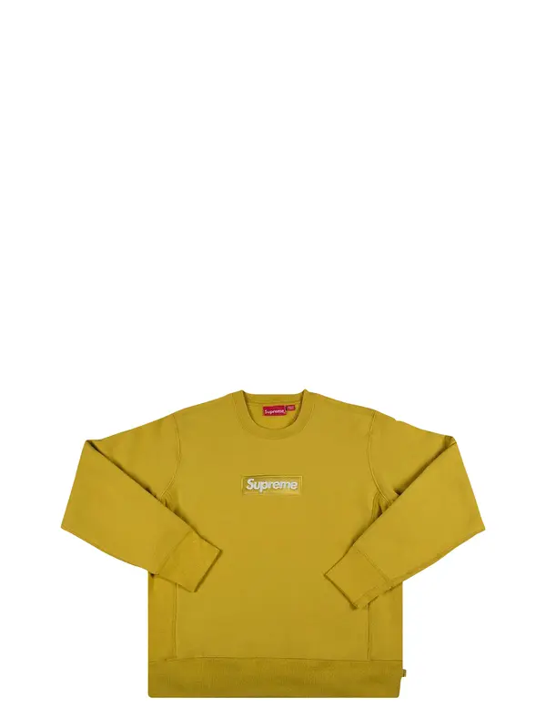 Supreme Box Logo Crewneck - Yellow