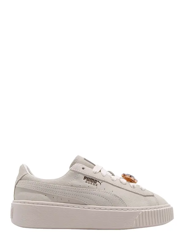PUMA Suede Platform Sneakers - White