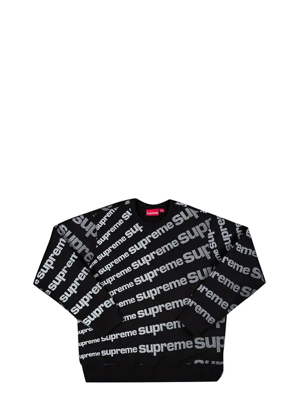 Supreme Radial Crewneck - Black
