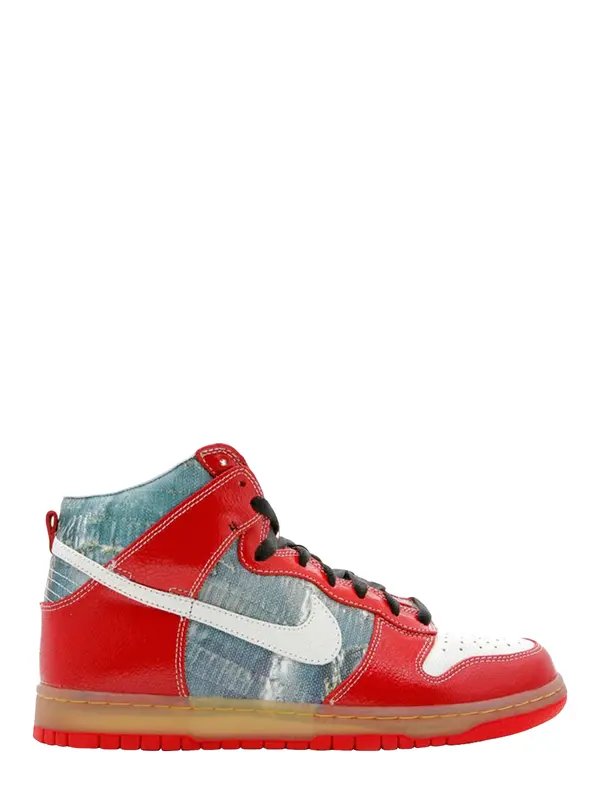Nike Dunk High Premium Sb 'shoe Goo - Red
