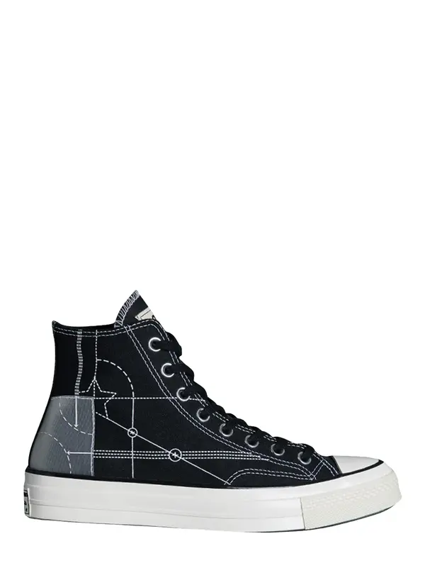 CONVERSE End X Chuck 70 High Blueprint Sneakers - Black
