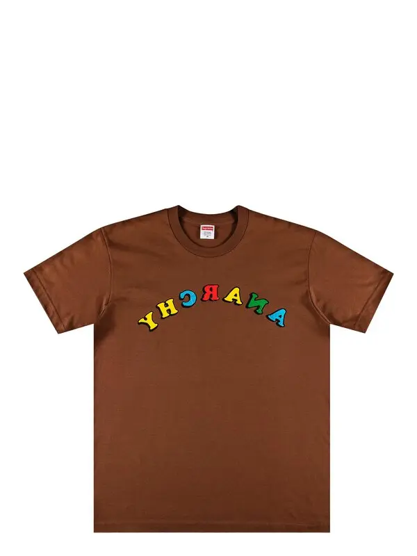Supreme X Jamie Reid Anarchy Tee - Brown
