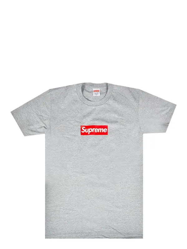 Supreme 20th Anniversary Box Logo T-shirt 'heather - Grey
