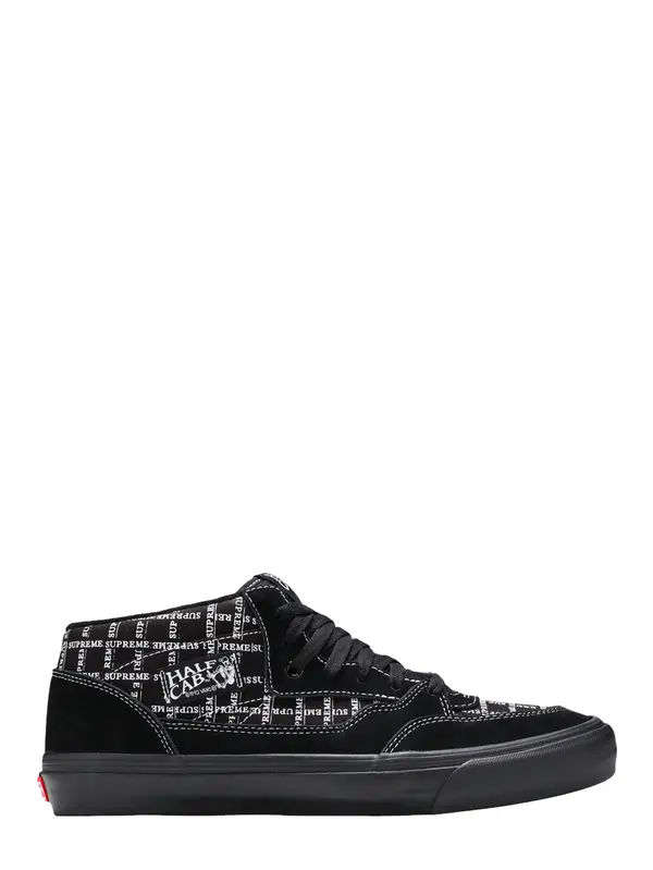 VANS Supreme X Half Cab Pro '92 'logo Pattern' Sneakers - Black