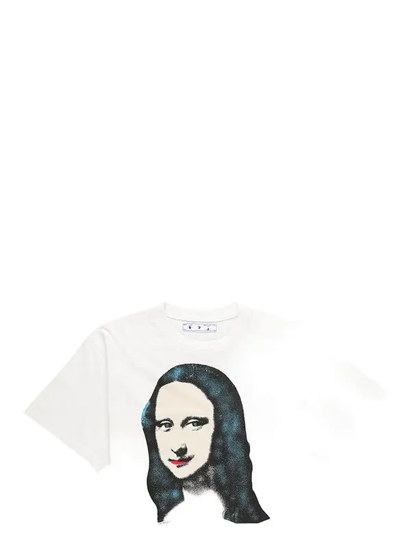 Off-White Mona Lisa Short-sleeve Over Tee /black - White