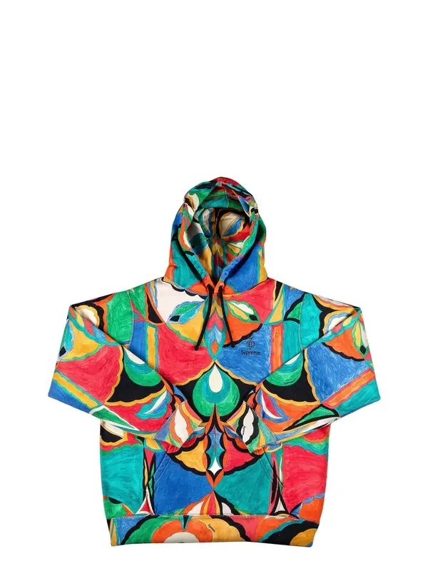 Supreme X Emilio Pucci Hooded Sweatshirt - Multicolor