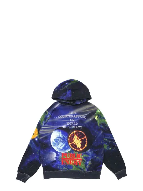 Supreme X Undercover X Public Enemy Hooded Sweatshirt - Multicolor