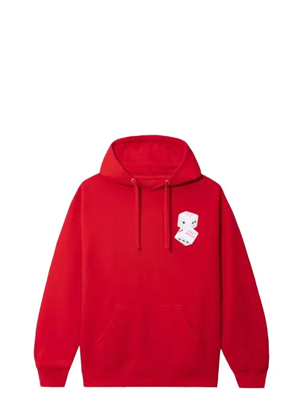 ANTI SOCIAL SOCIAL CLUB Best Of Luck Hoodie - Red