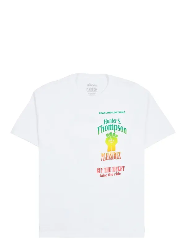 PLEASURES Take The Ride T-shirt - White