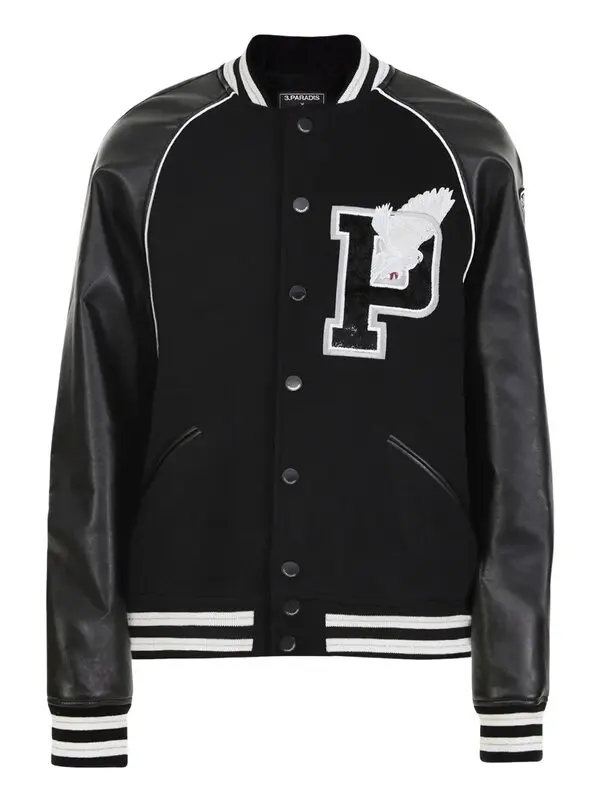 PARIS SAINT-GERMAIN X 3.paradis Varsity Jacket - Black