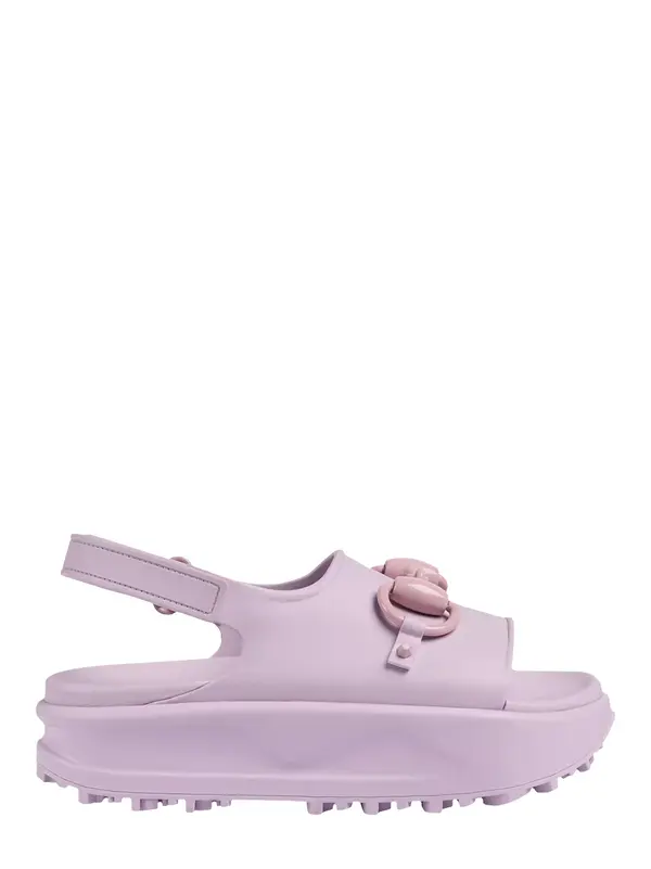Gucci Horsebit Flatform Sandals - Pink