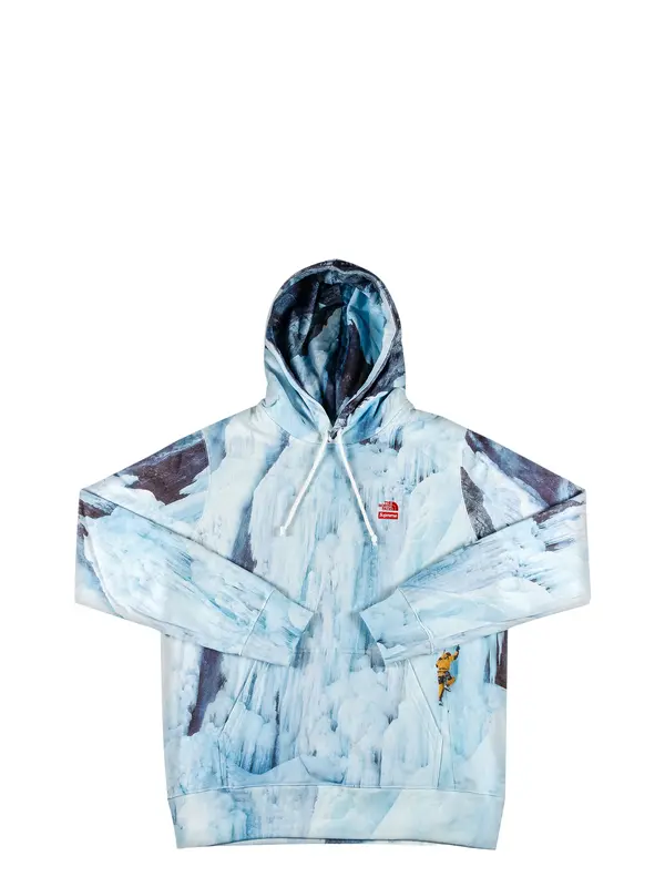 Supreme X The North Face Ice Climb Hooded Sweatshirt - Blue
