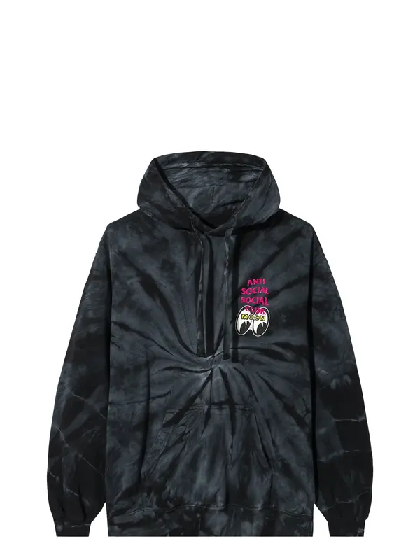 ANTI SOCIAL SOCIAL CLUB X Mooneyes Stacked Hoodie - Black