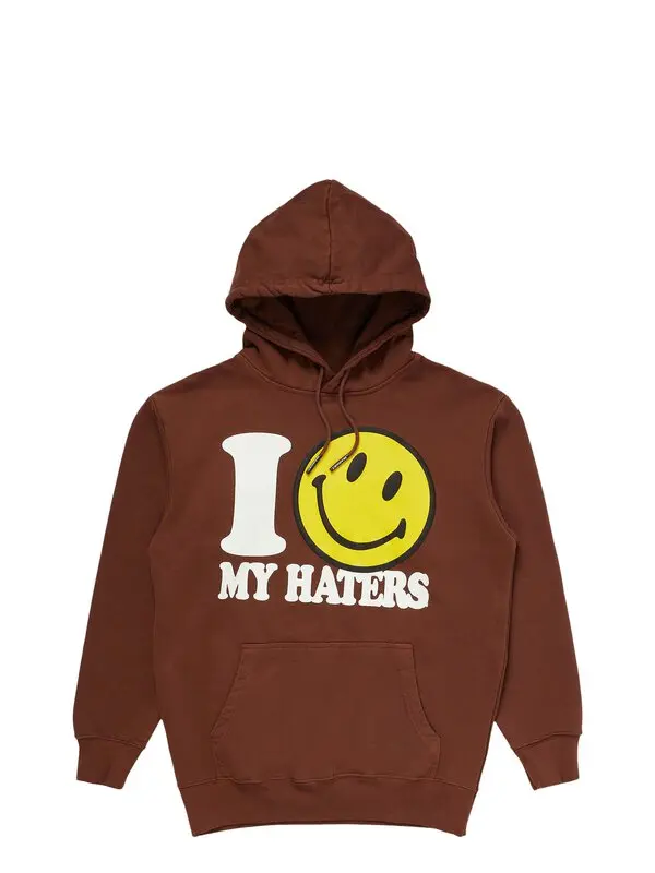 MARKET Smiley Haters Hoodie - Brown