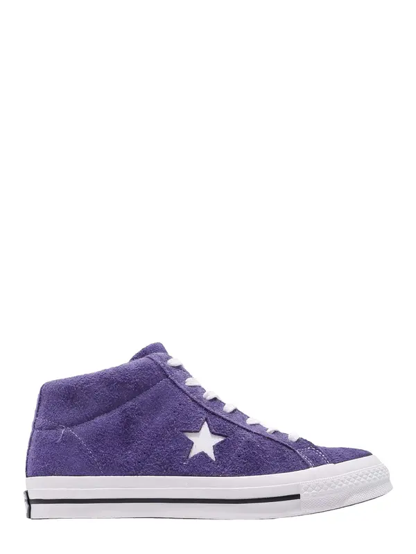 CONVERSE One Star Mid Fuzz Sneakers - Purple