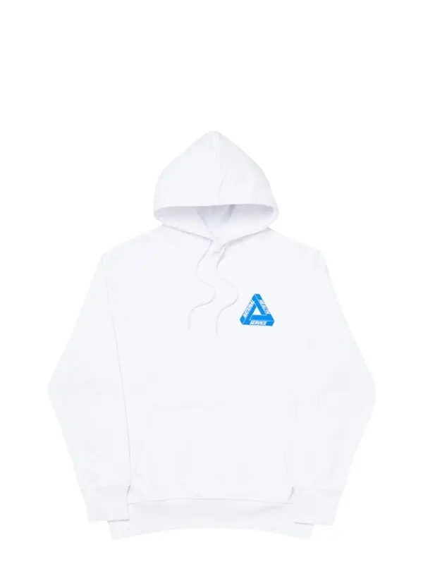PALACE Tri-donator Hood - White