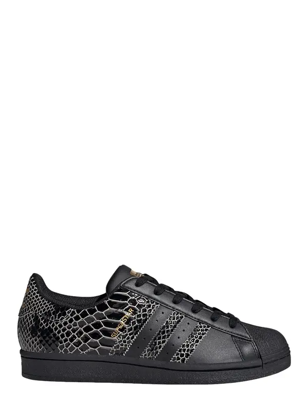 Adidas Superstar Snakeskin Sneakers - Black