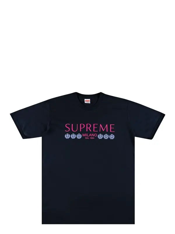 Supreme Milano Tee 'navy - Blue