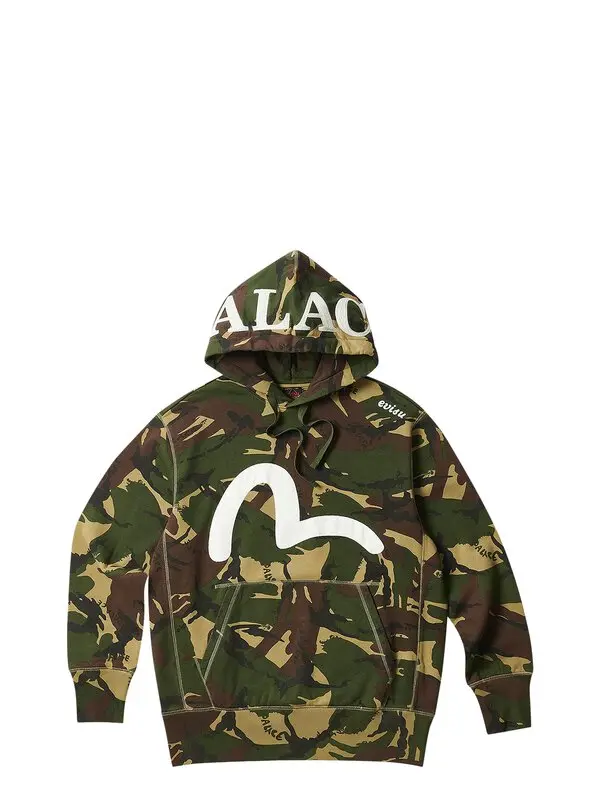 PALACE X Evisu Camo Seagull Hood - Multicolor
