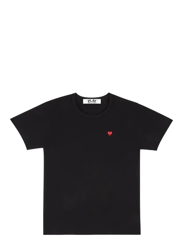 Play Comme Des Garcon Small Heart T-shirt - Black