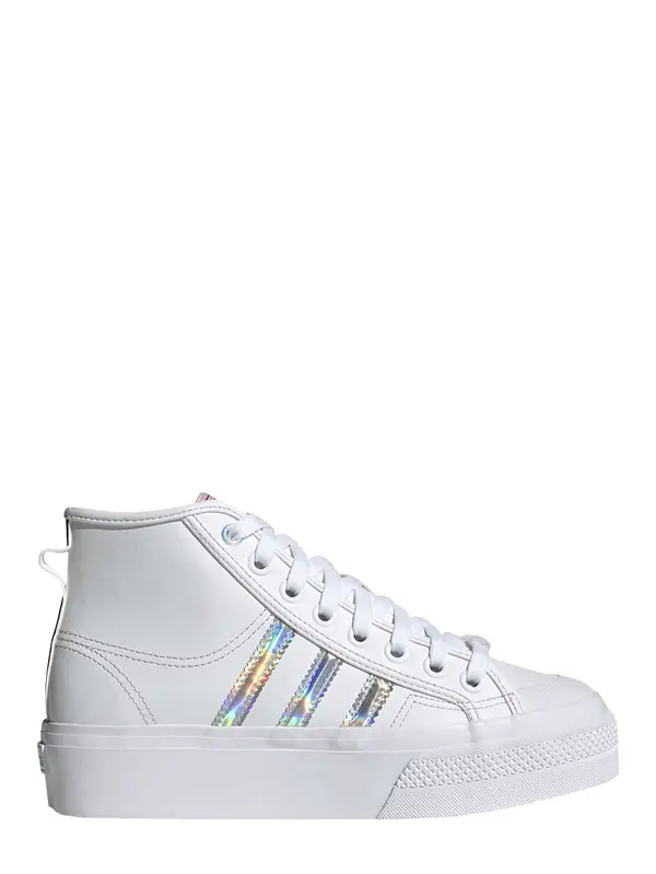 Adidas Nizza Platform Mid Sneakers - White