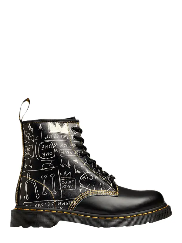 Dr. Martens X Jean-michel Basquiat 1460 'beat Bop - Black