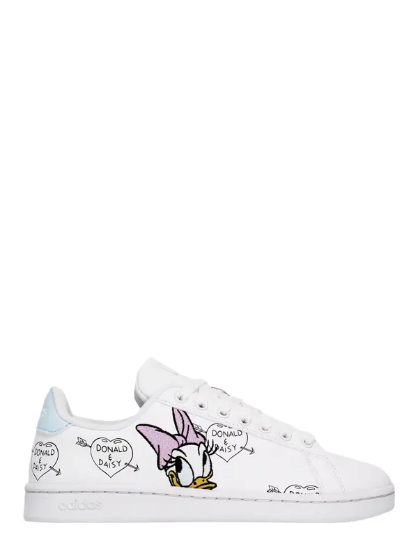 Adidas Disney X Grand Court 'daisy Duck' Sneakers - White