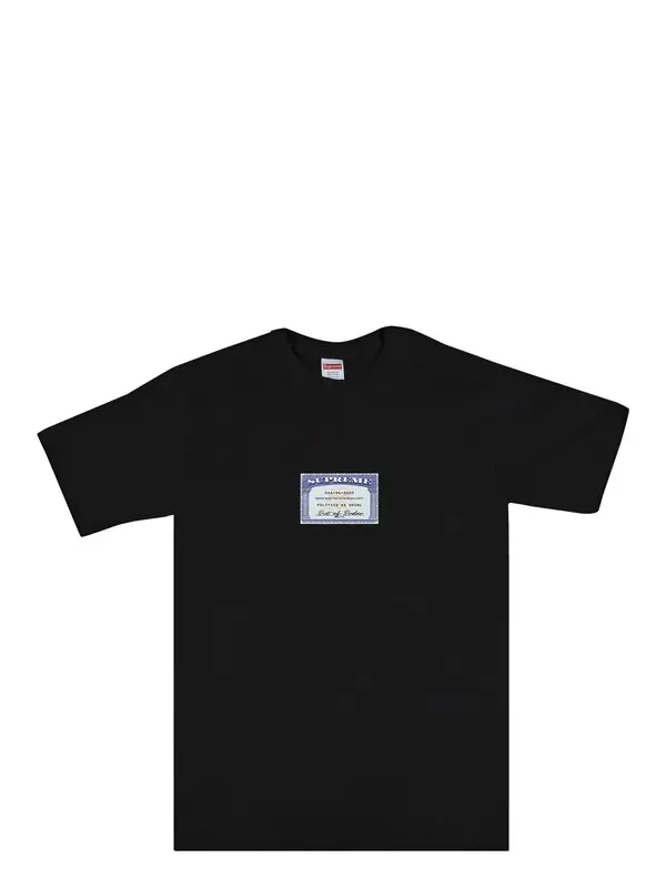 Supreme Social Tee - Black