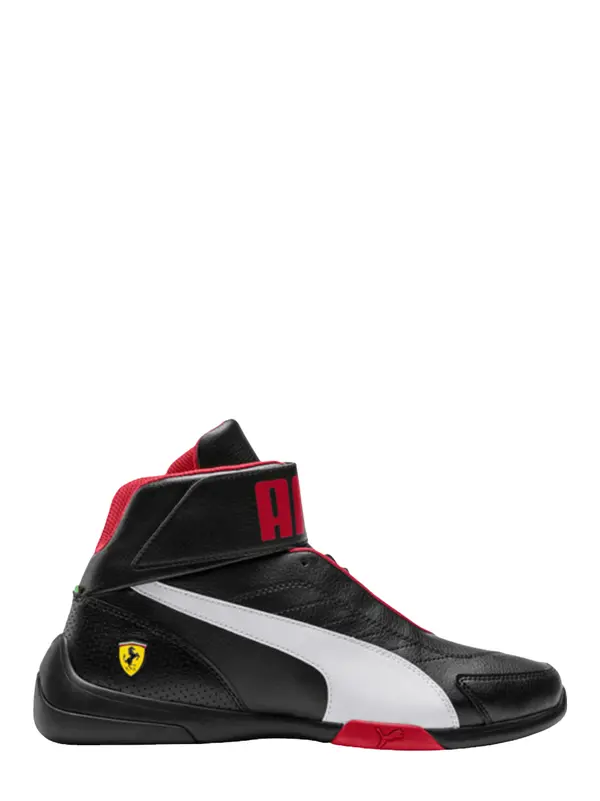 PUMA Scuderia Ferrari X Kart Cat Mid 3 Sneakers - Black