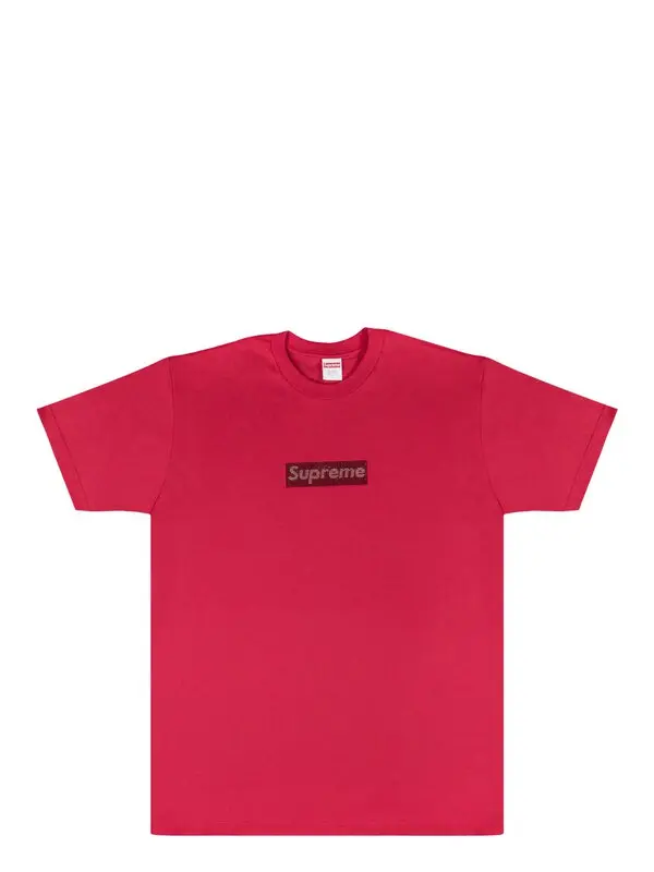Supreme X Swarovski Box Logo T-shirt - Red