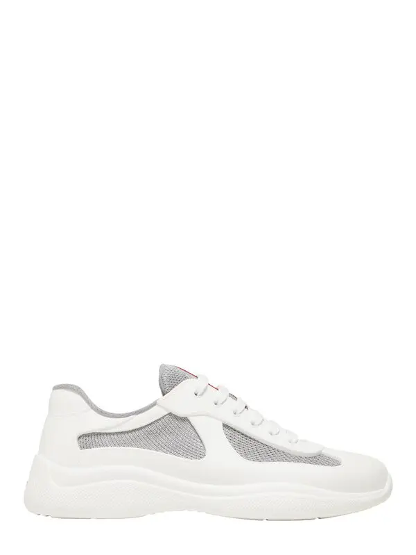 Prada America's Cup Soft Rubber Sneakers - White