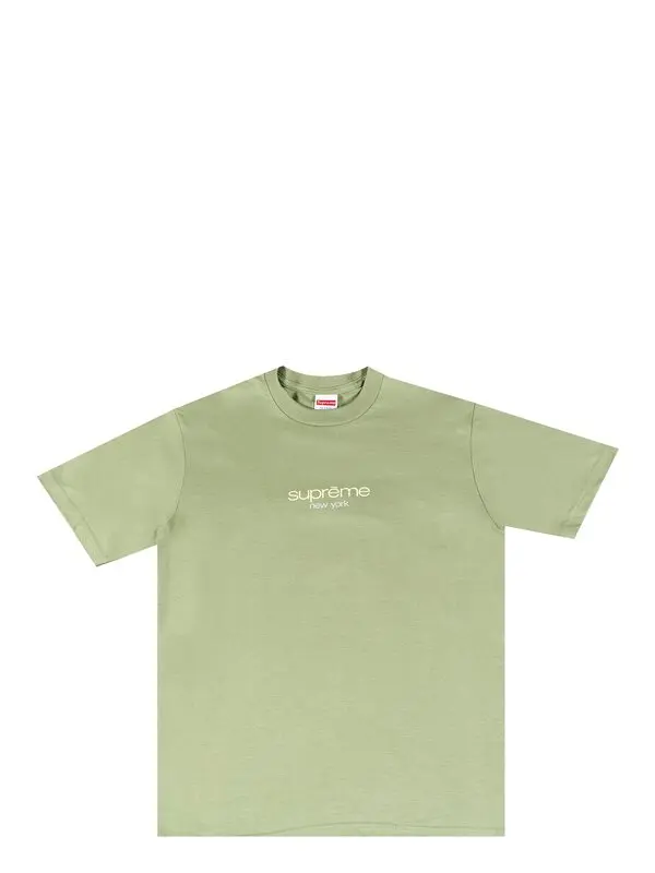 Supreme Classic Logo Tee 'light Olive - Green
