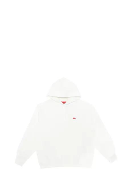 Supreme Small Box Hooded Sweatshirt - White