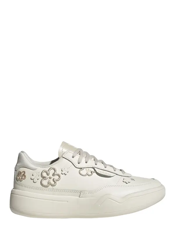 Adidas Her Court Embroidered Sneakers - White