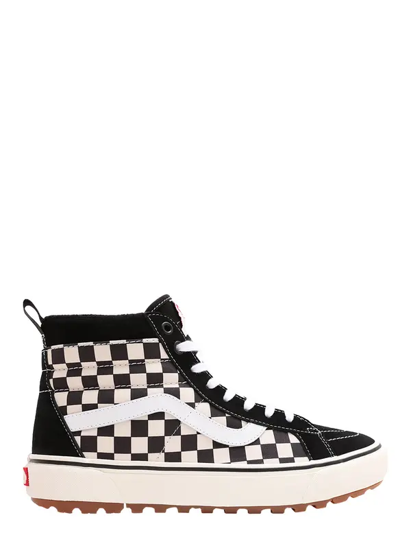 VANS Sk8-hi Mte-1 Checkerboard Sneakers - Black